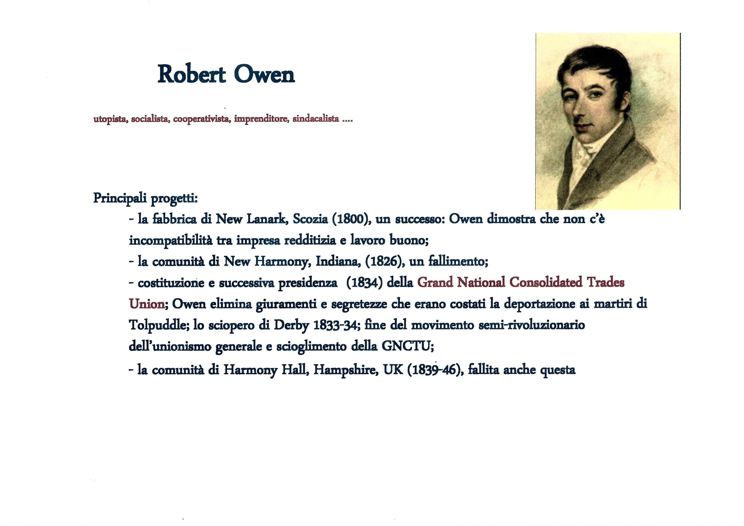 14 maggio 1771 Nasce a Newtown Robert Owen - Blog della Biblioteca